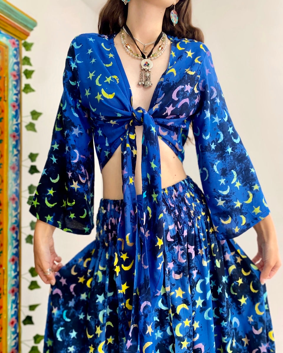 Midnight Moon Wrap Top – EthicalRoots